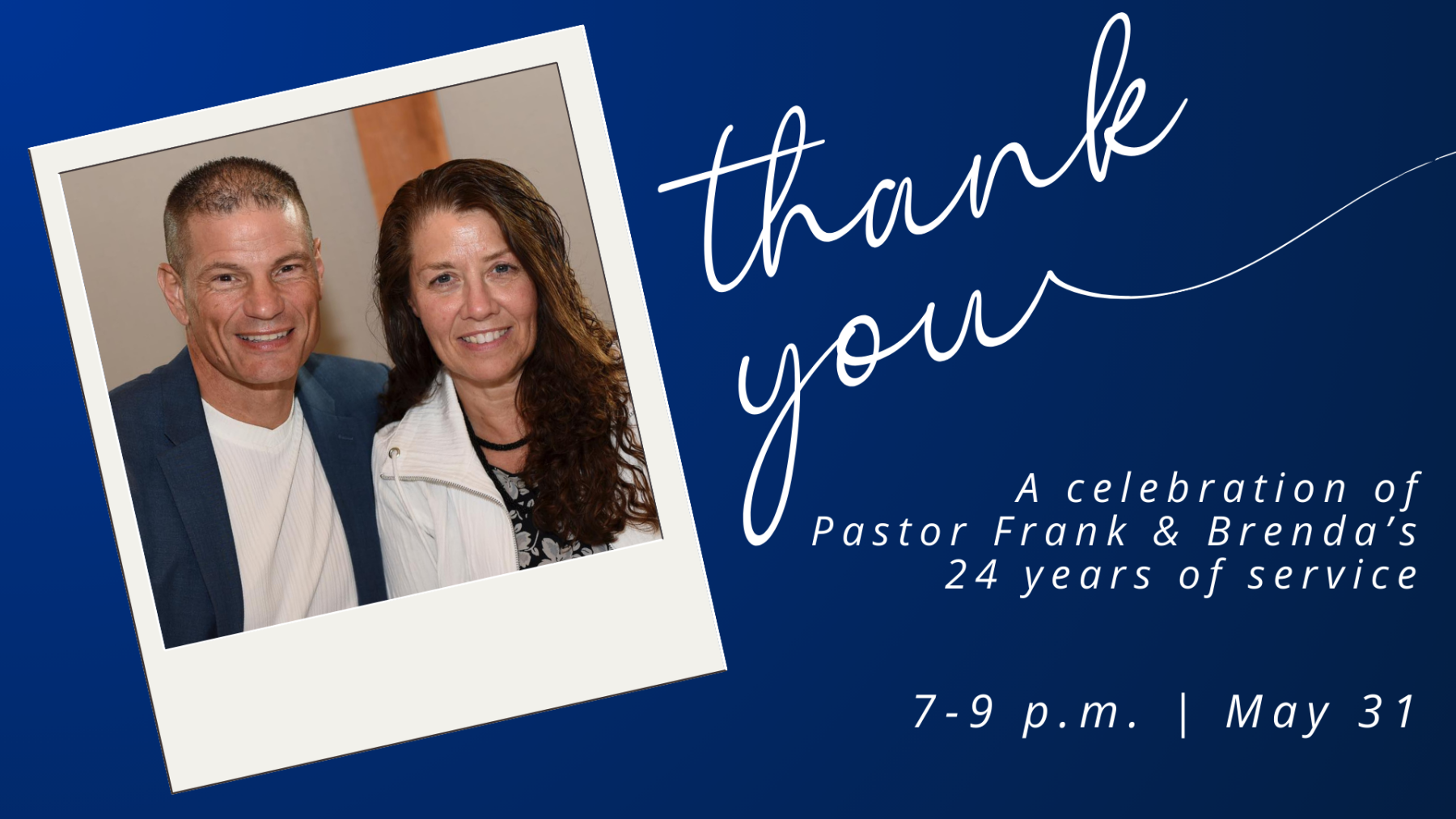 Pastor Frank & Brenda Celebration - Grace Point Church