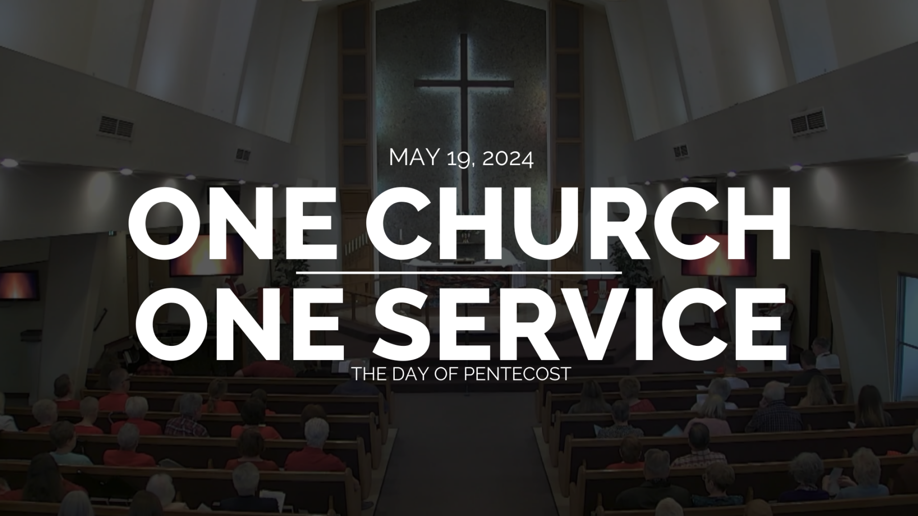ONE CHURCH | ONE SERVICE - Christ Lutheran Church