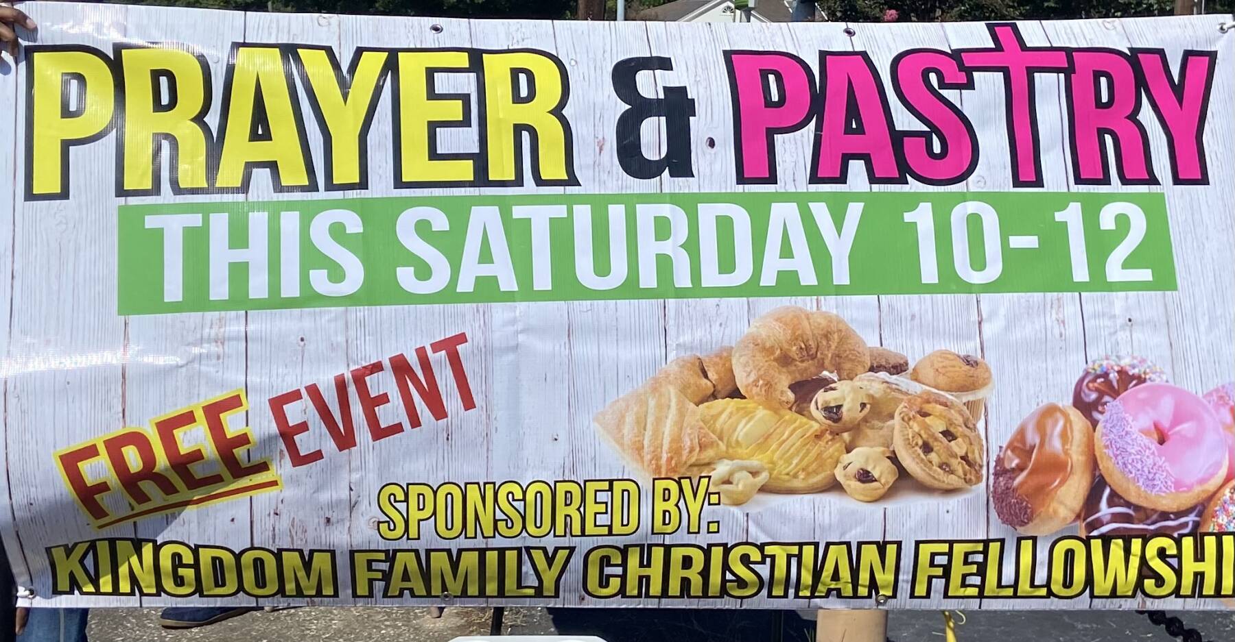 Prayer and Pastry - Kingdom Family Christian Fellowship